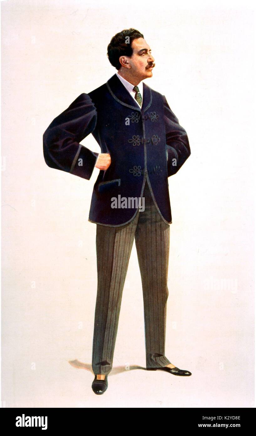 DE LARA, Isidore in Vanity Fair 1908. Caption read 'A Great English ...