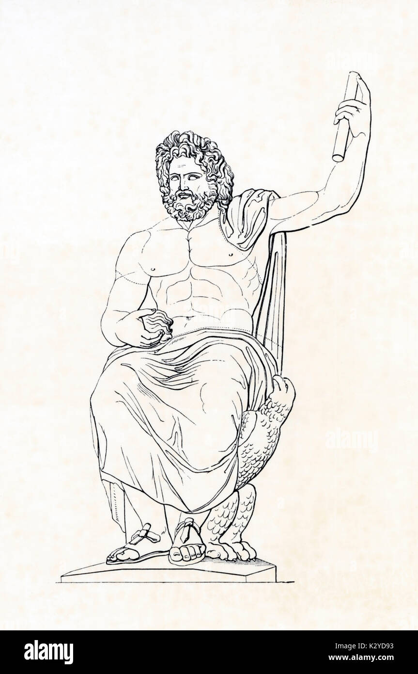 JUPITER (Zeus/Jove) Greek/Roman God Stock Photo - Alamy