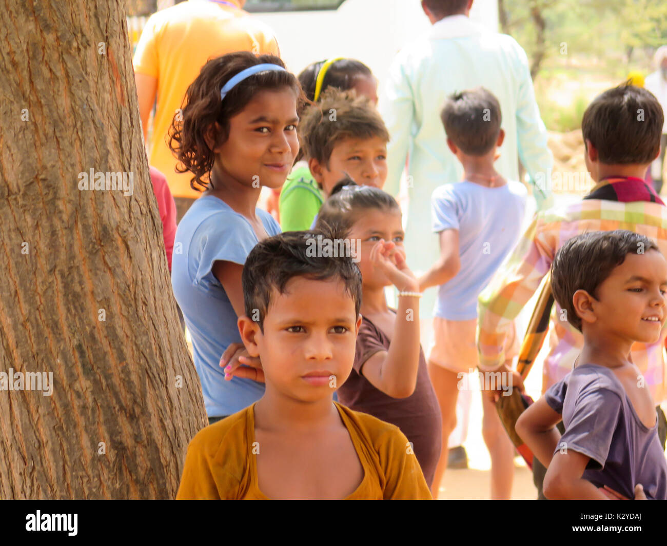 Children of India at play at their school Stock Photo - Alamy