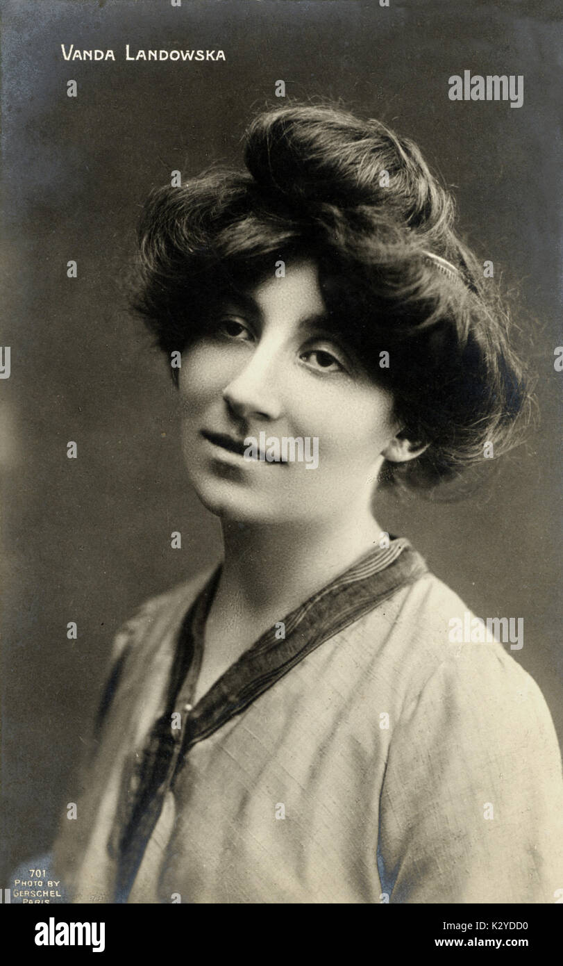 Vanda Landowska, Polish Harpsichordist and Early Music Specialist. 1879 ...