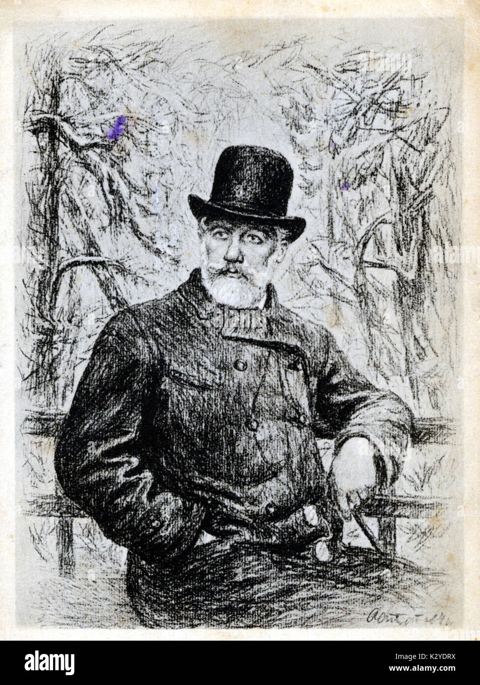 Tchaikovsky portrait drawing hi-res stock photography and images - Alamy