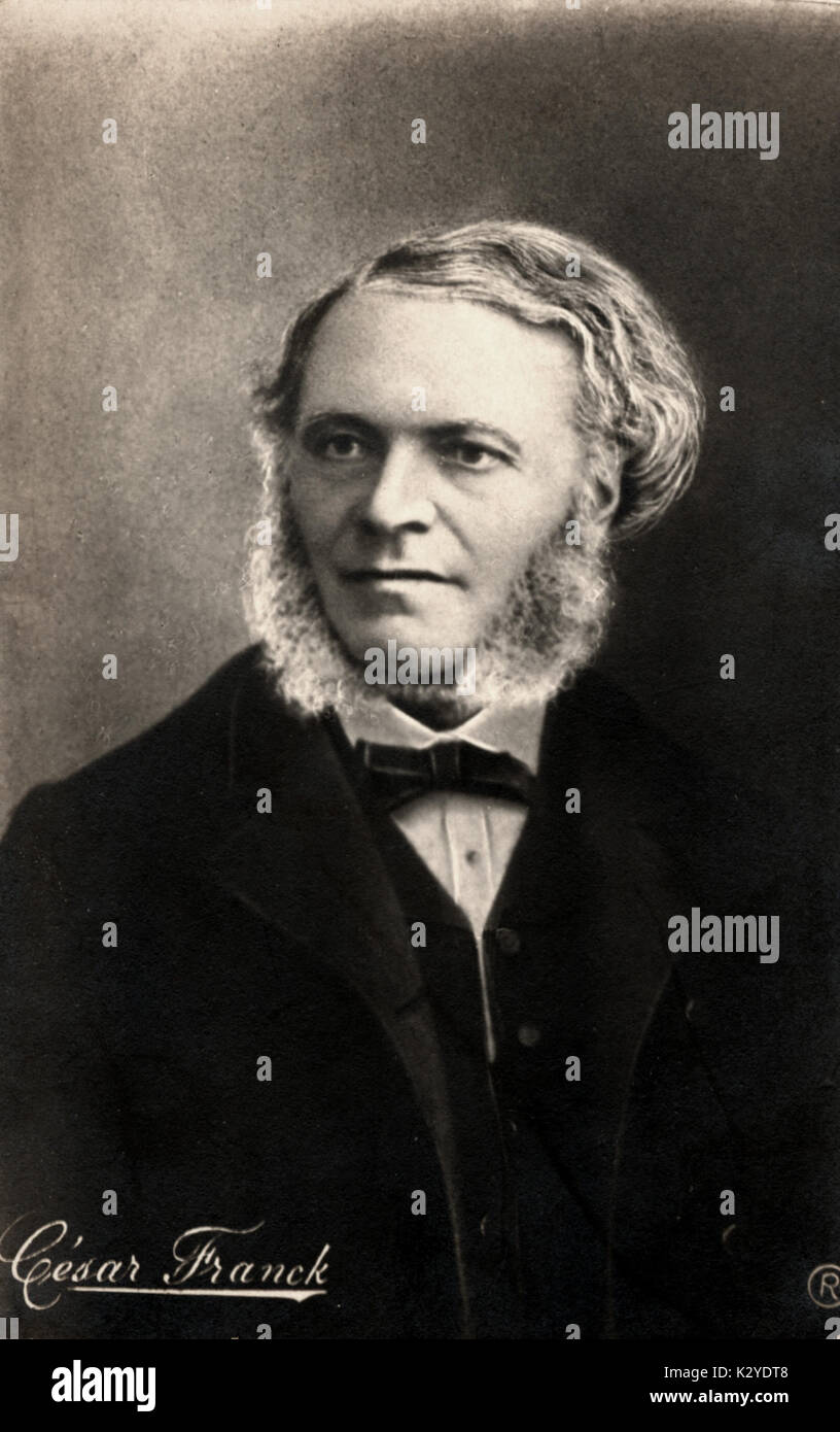 César Franck, Belgian composer, 1822-1890 Stock Photo - Alamy