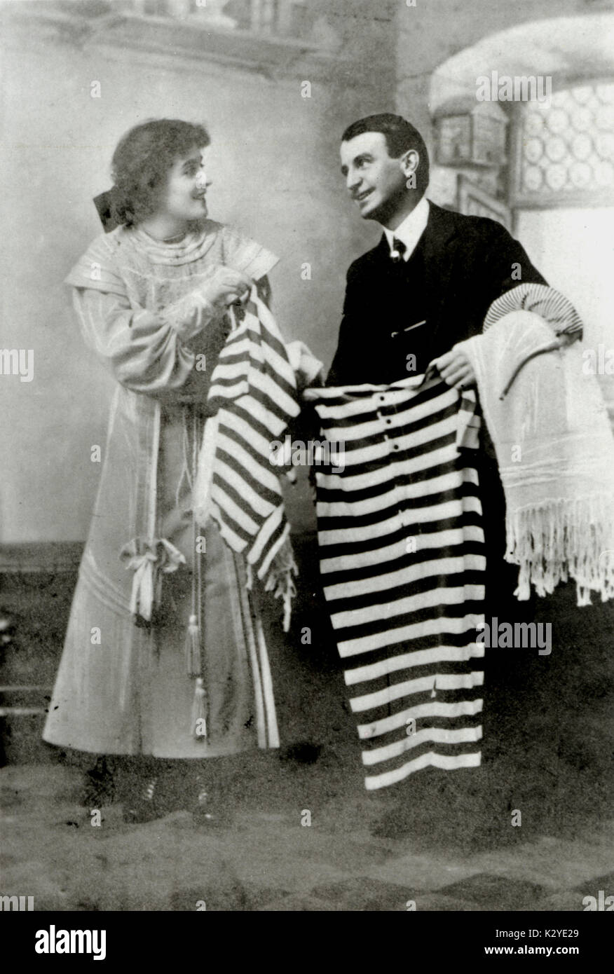 LYTTON, Henry A. with Miss Agnes Fraser Creator of leading Gilbert and ...