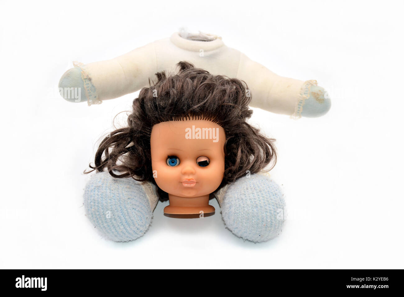 doll head and body Stock Photo - Alamy