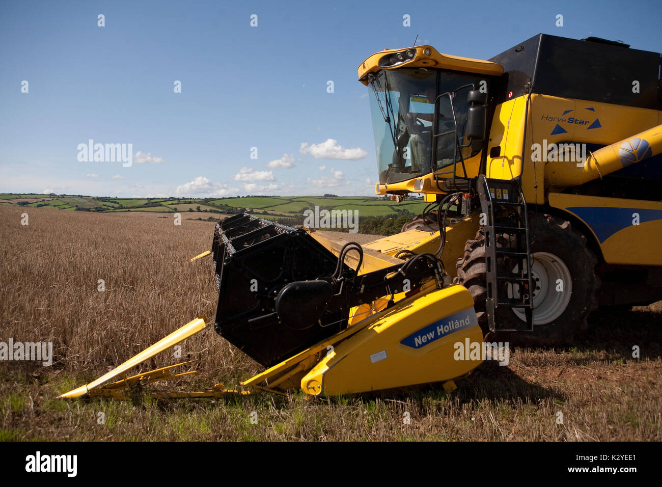 Haymaking and Baling Stock Photo - Alamy
