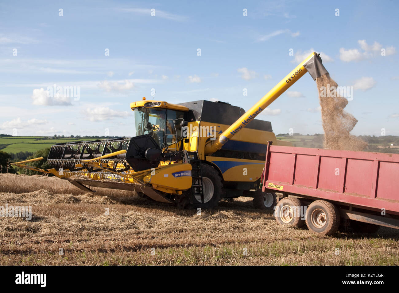 Haymaking and Baling Stock Photo - Alamy