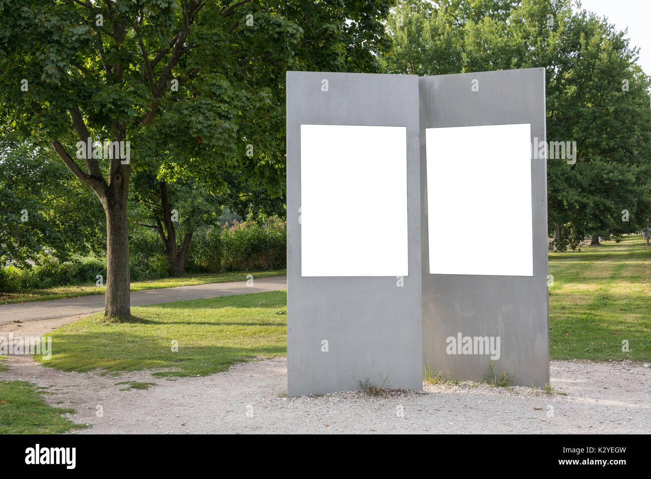 Blank public ad space hi-res stock photography and images - Alamy