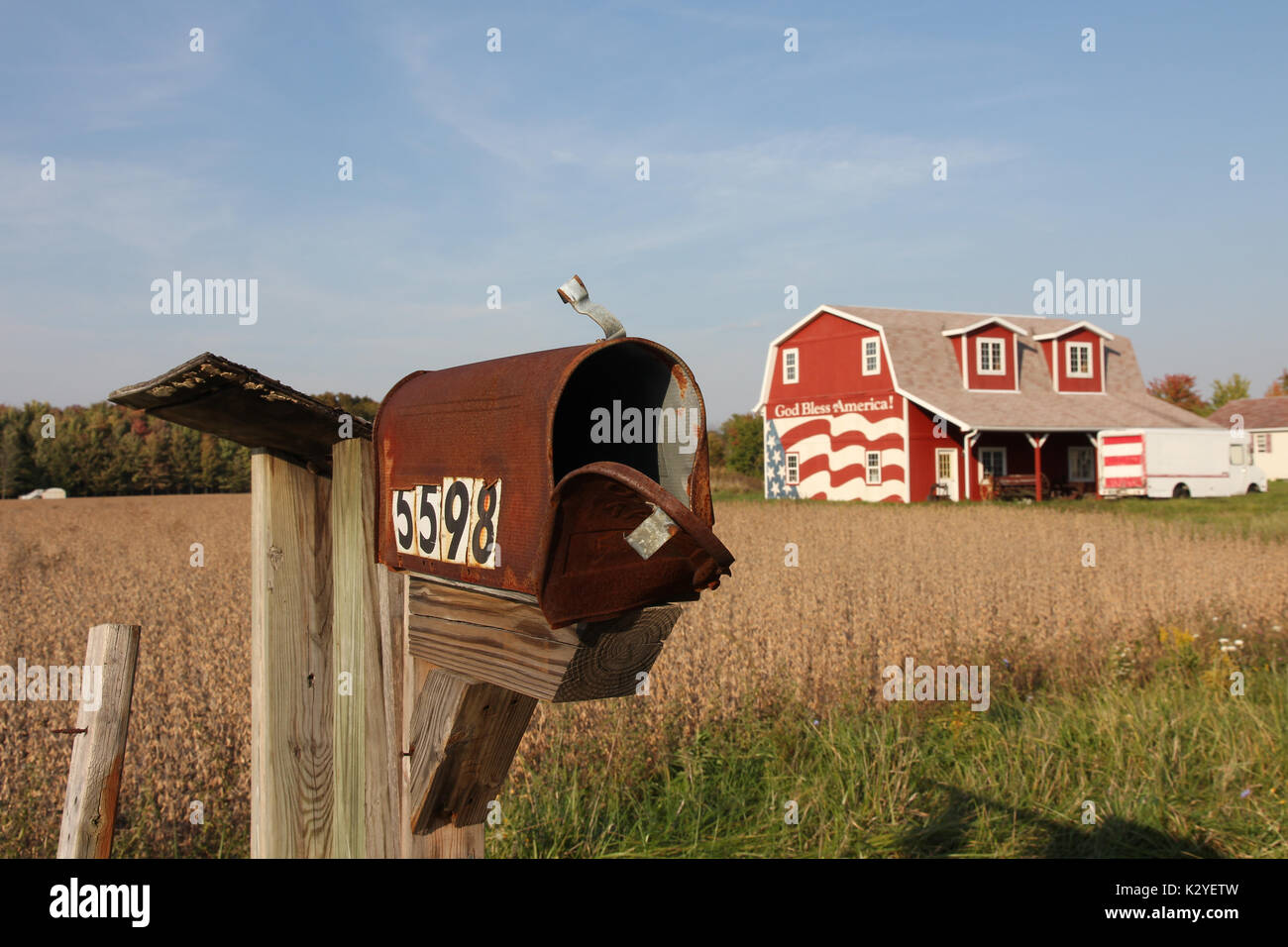 Letterbox Red Flag High Resolution Stock Photography and Images - Alamy