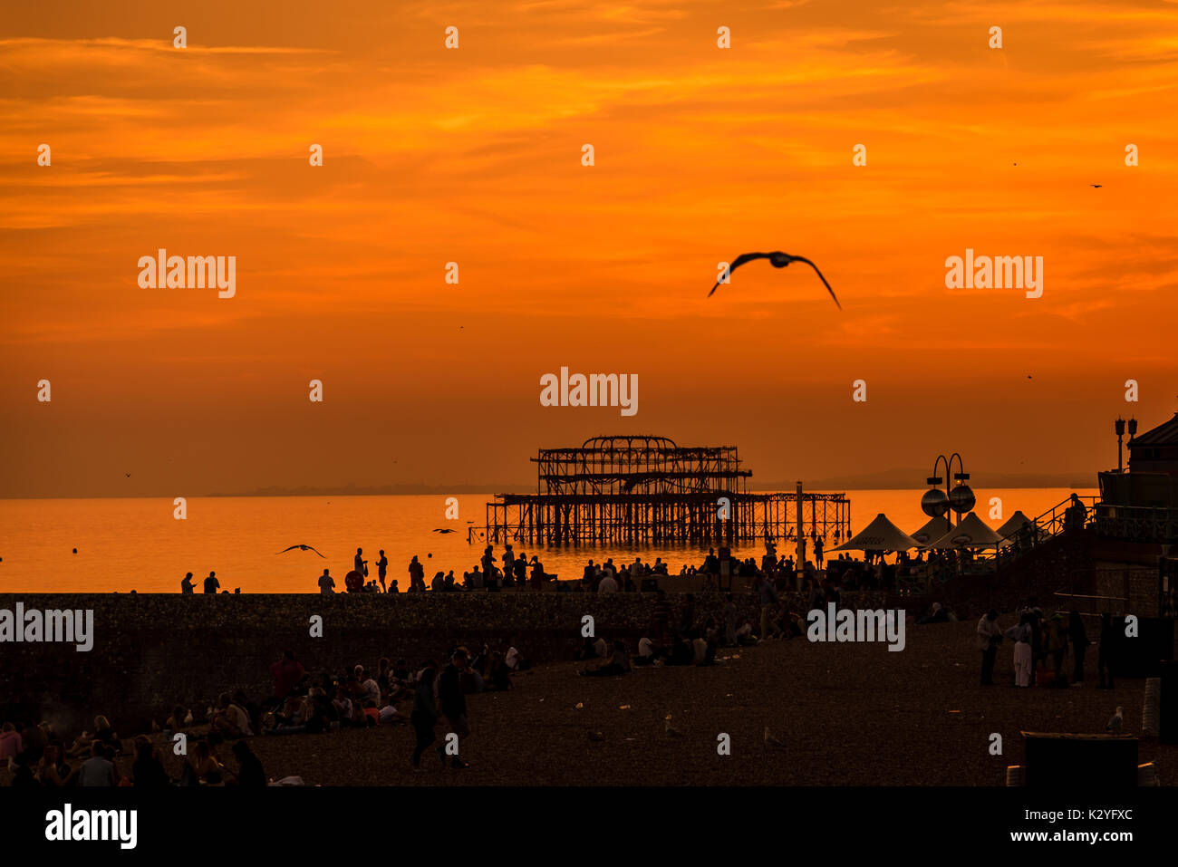 Brighton sunset hi-res stock photography and images - Alamy