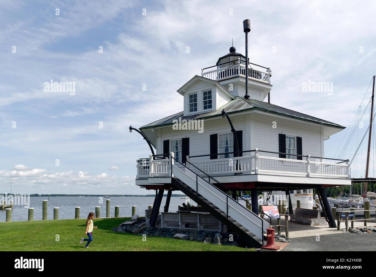 Hooper Strait Lighthouse Stock Photo - Alamy