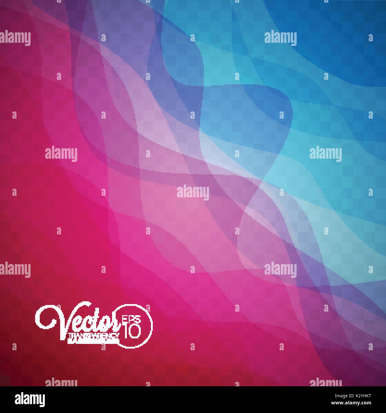 Abstract vector flowing color wave design on transparent background ...