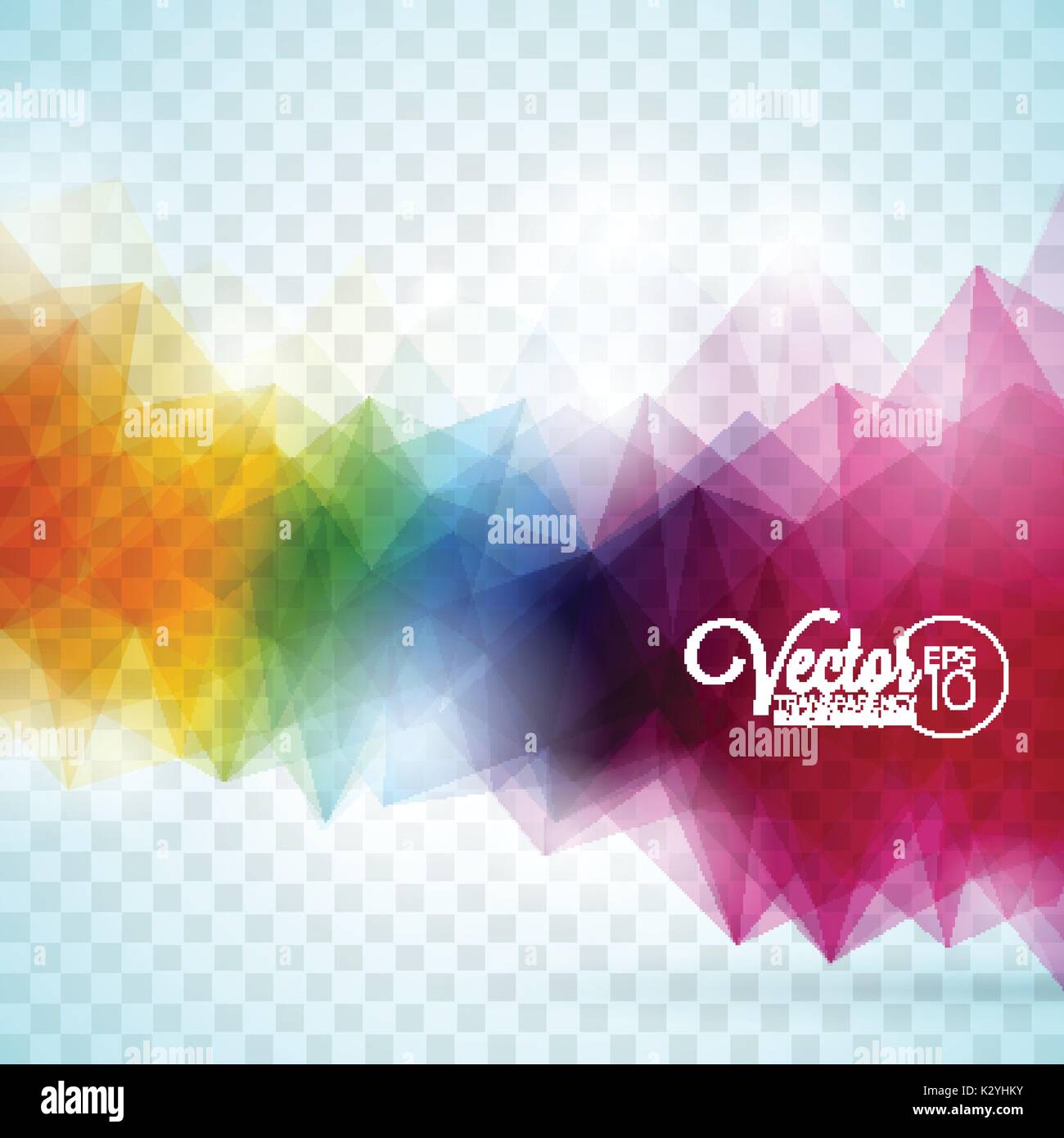 Abstract vector geometric triangles design on transparent background ...