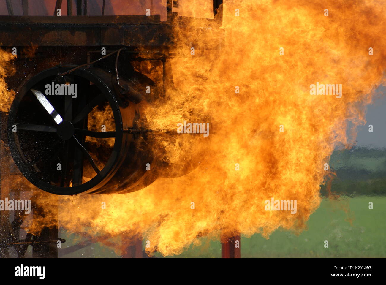 Aircraft engine fire suppression hi-res stock photography and images ...