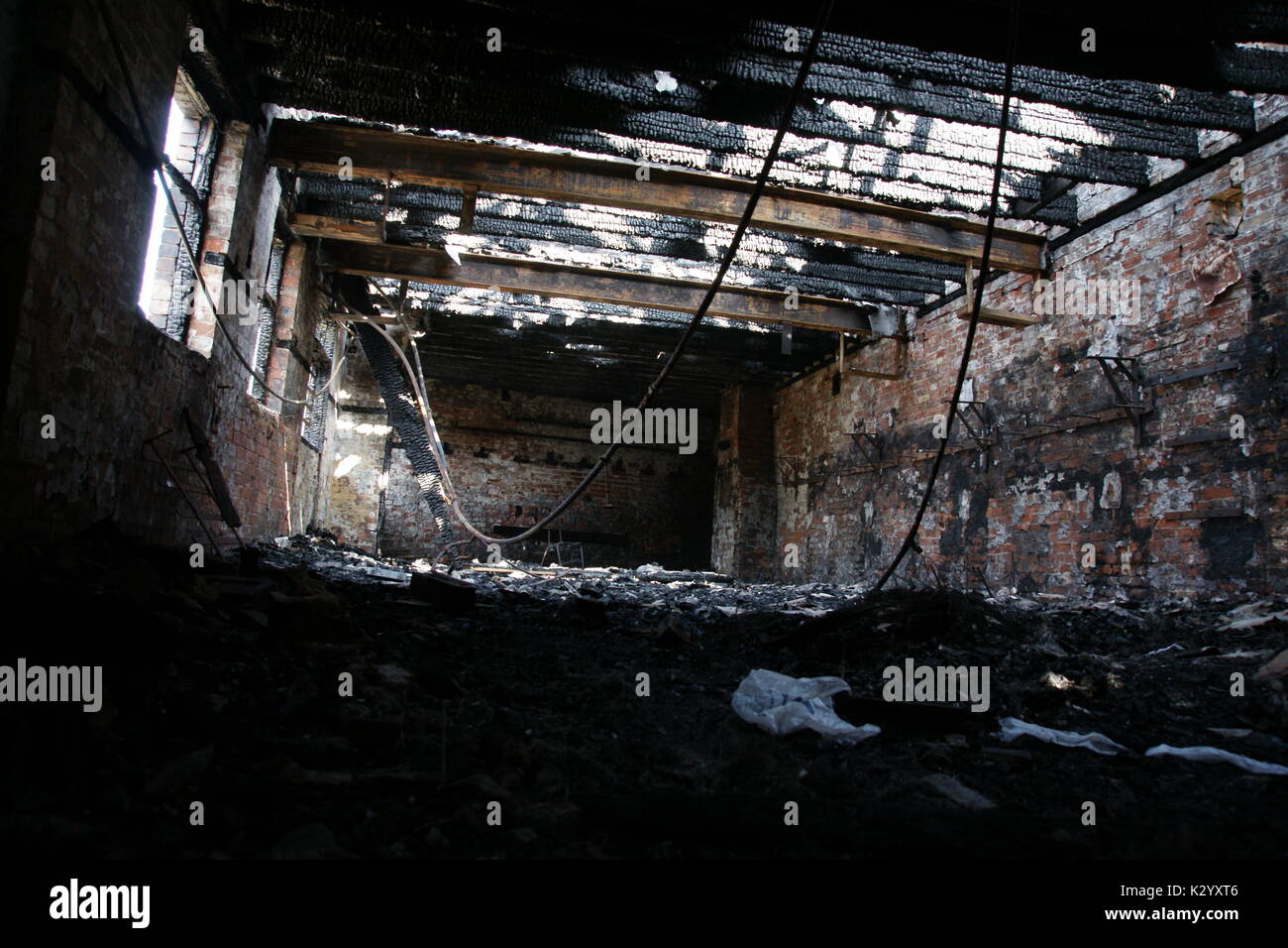 Fire Damaged Structures High Resolution Stock Photography and Images ...