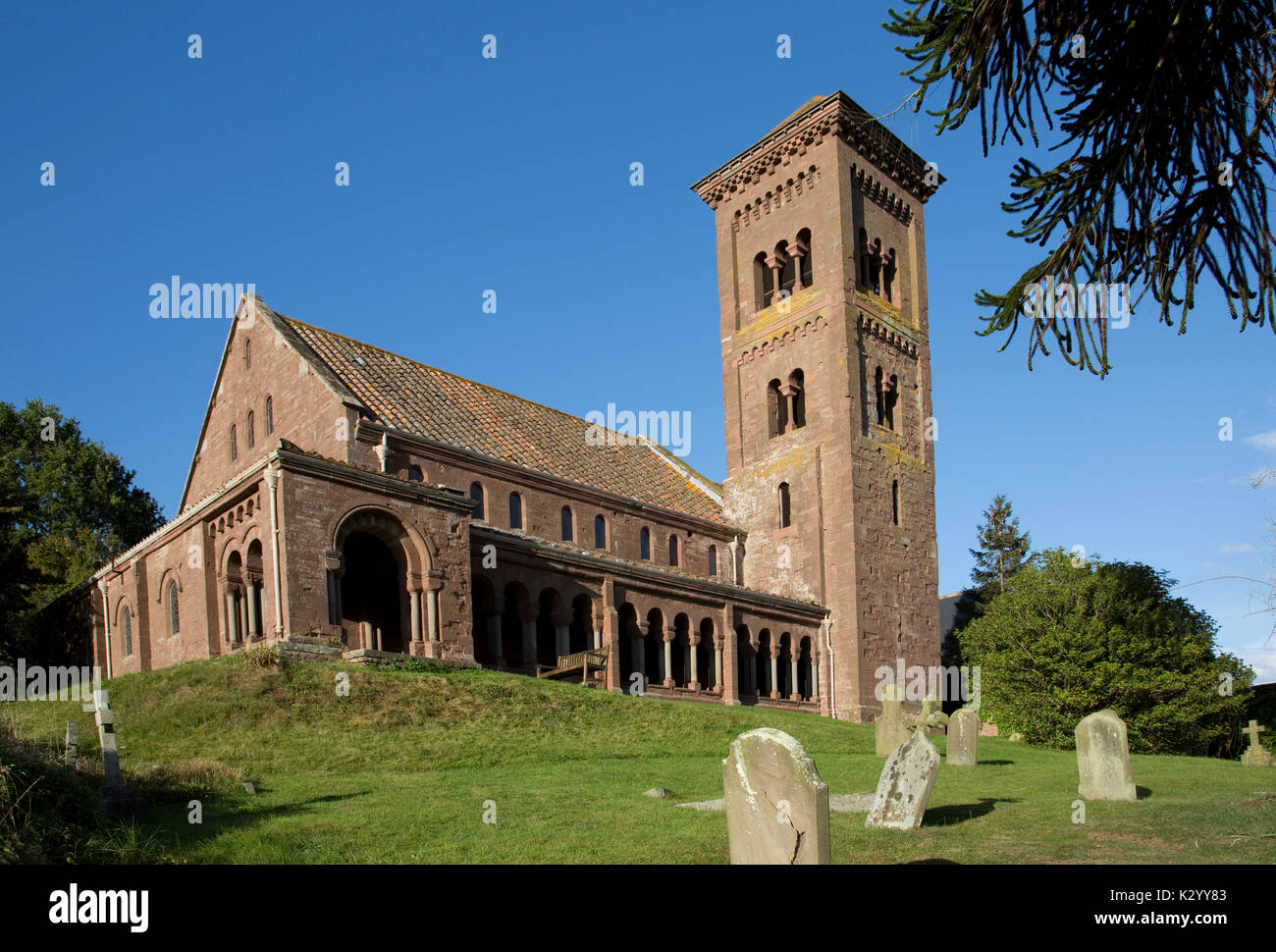St Catherine's church Hoarwithy Herefordshire UK Stock Photo - Alamy
