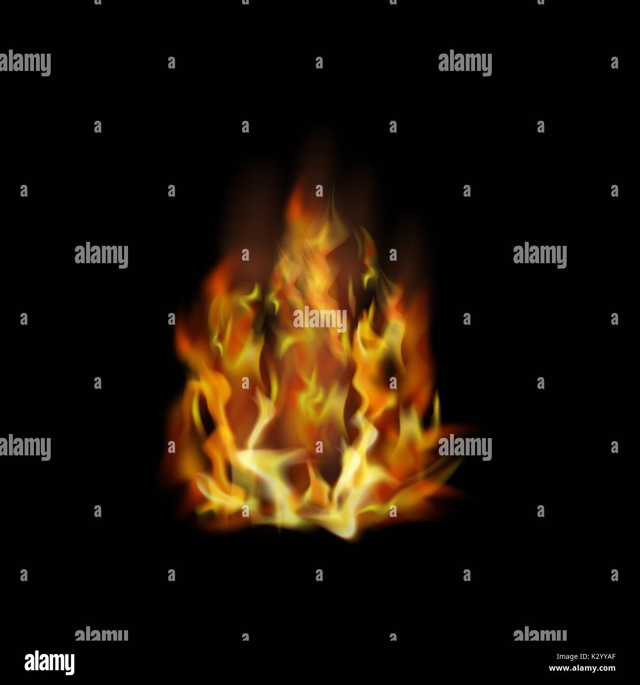 Heat over fire Stock Vector Images - Alamy