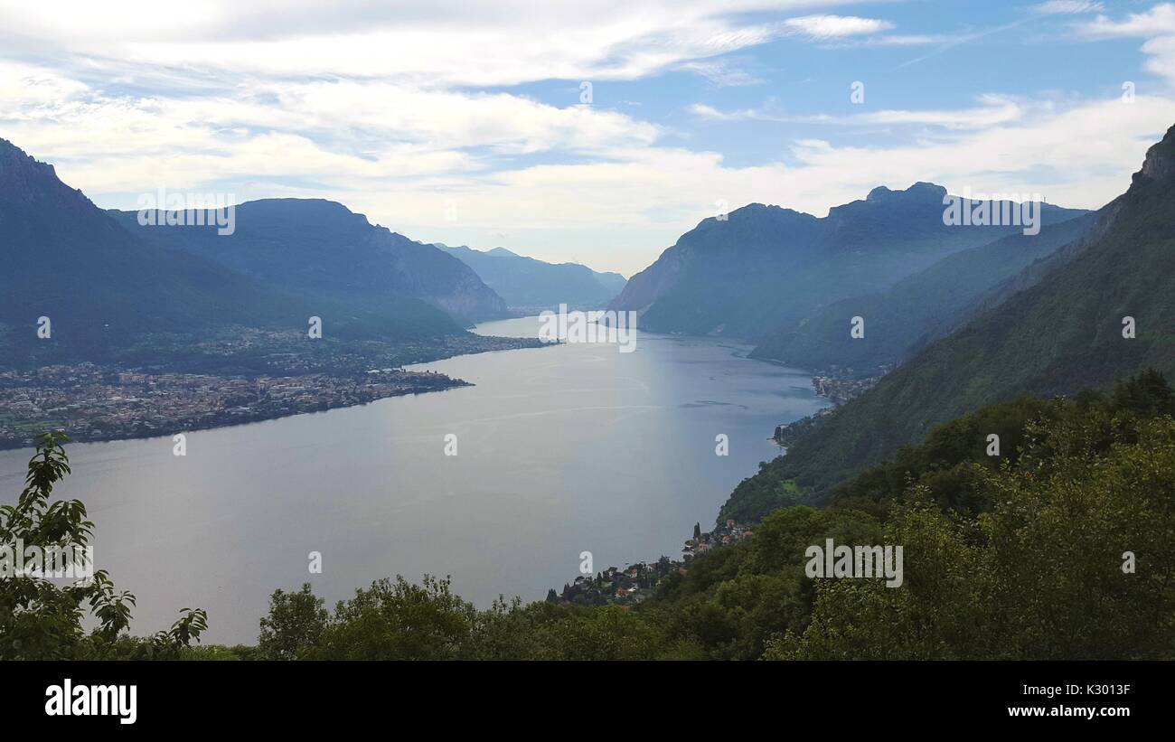 Lake Como View Stock Photo - Alamy
