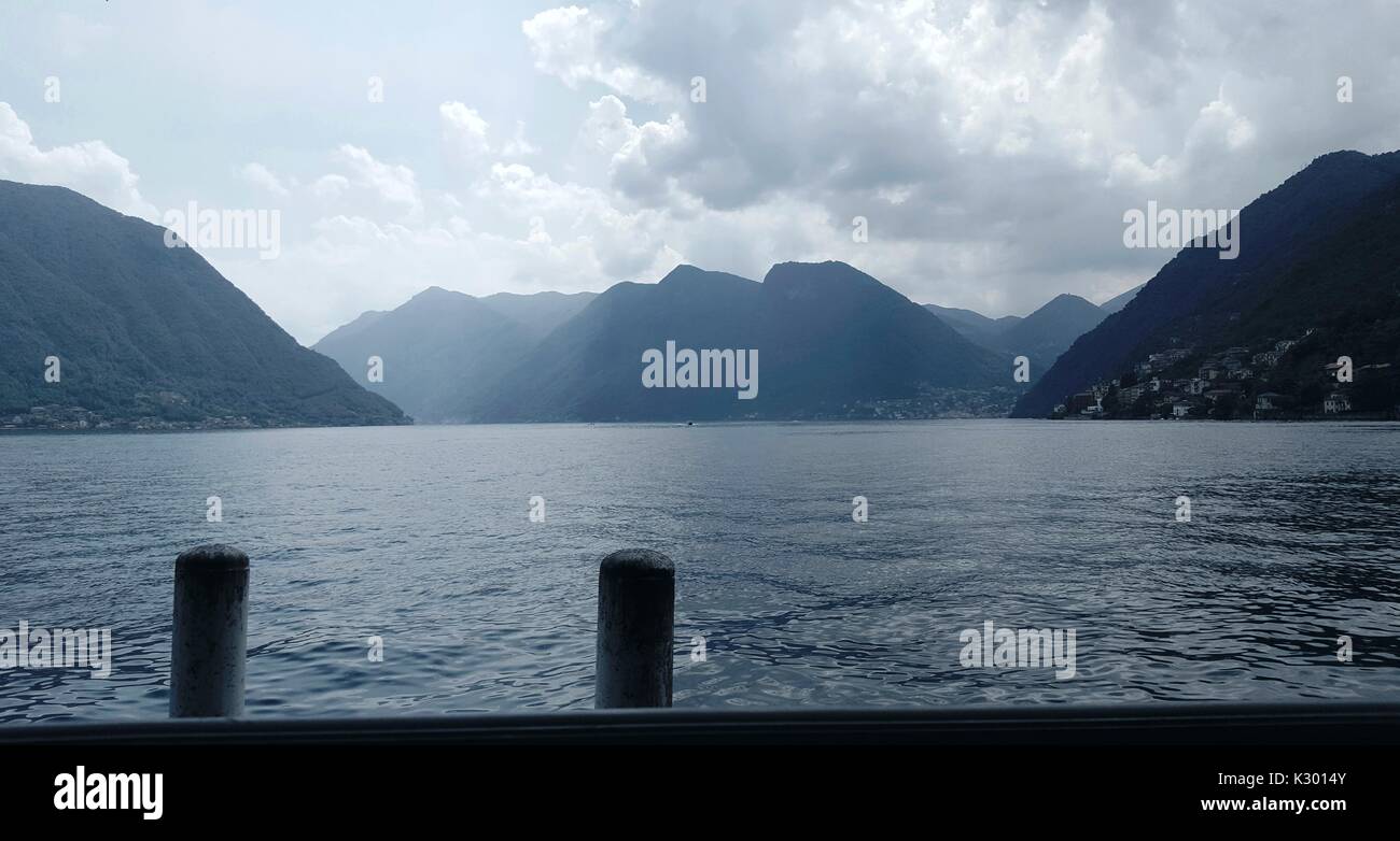 Lake Como View Stock Photo - Alamy
