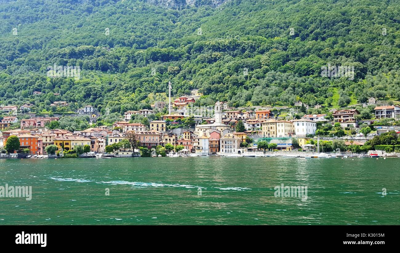 Sala Comacina village on Lake Como Stock Photo - Alamy