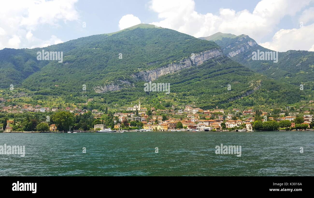 Sala Comacina village on Lake Como Stock Photo - Alamy