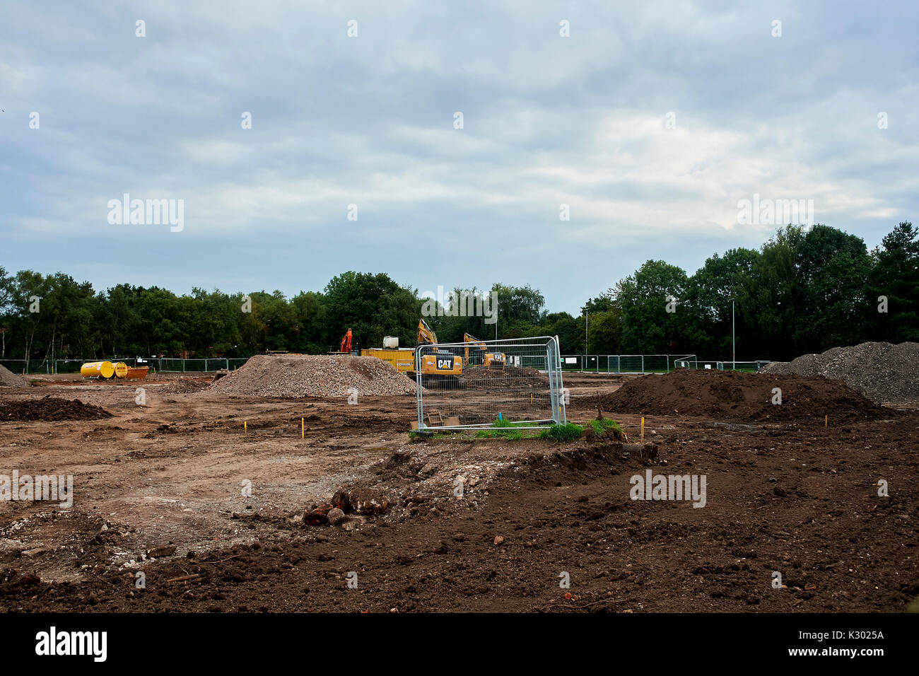 Construction site being prepared for housing Stock Photo - Alamy