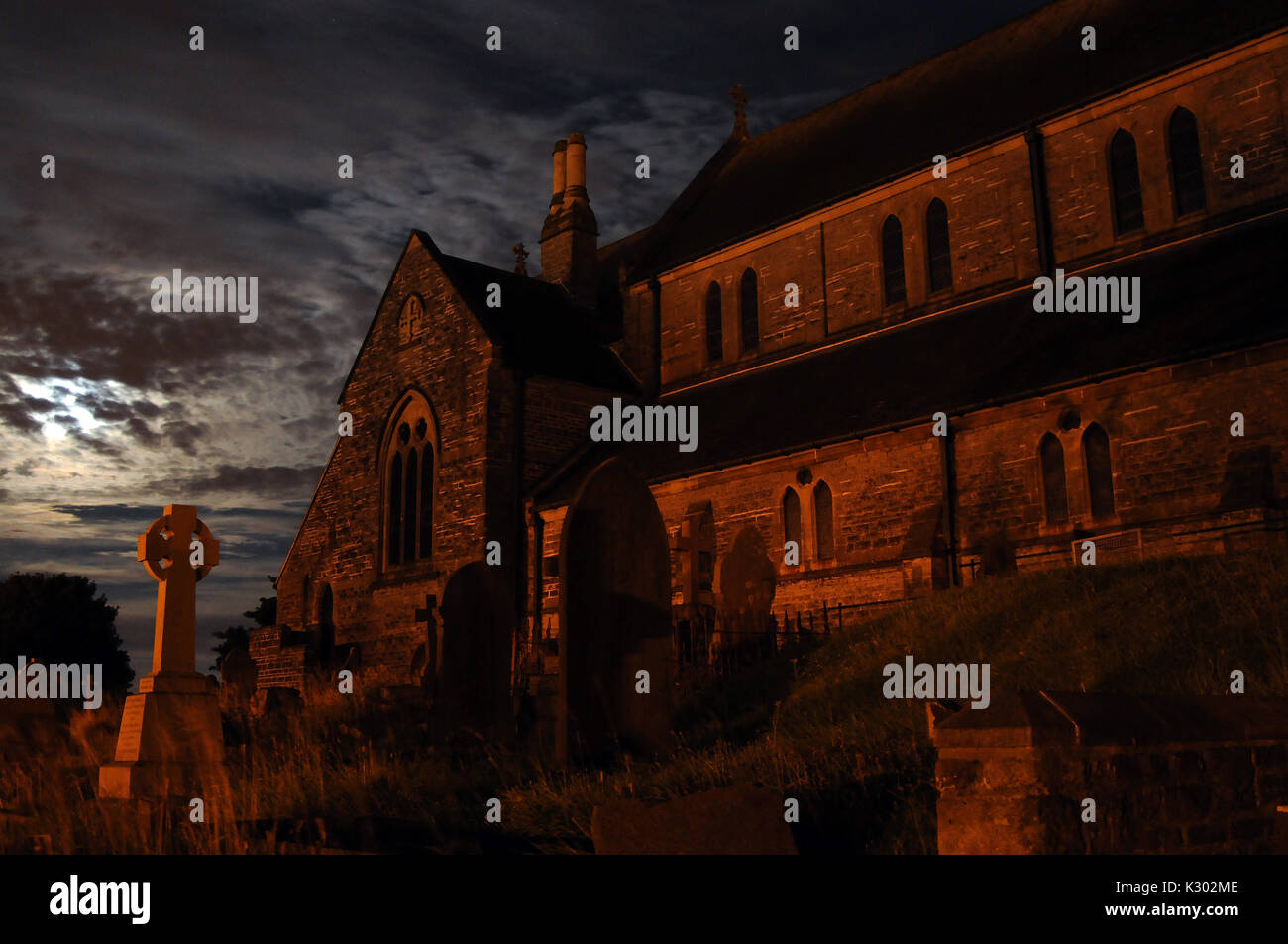 St. Augustine's Churchyard. Penarth Stock Photo - Alamy