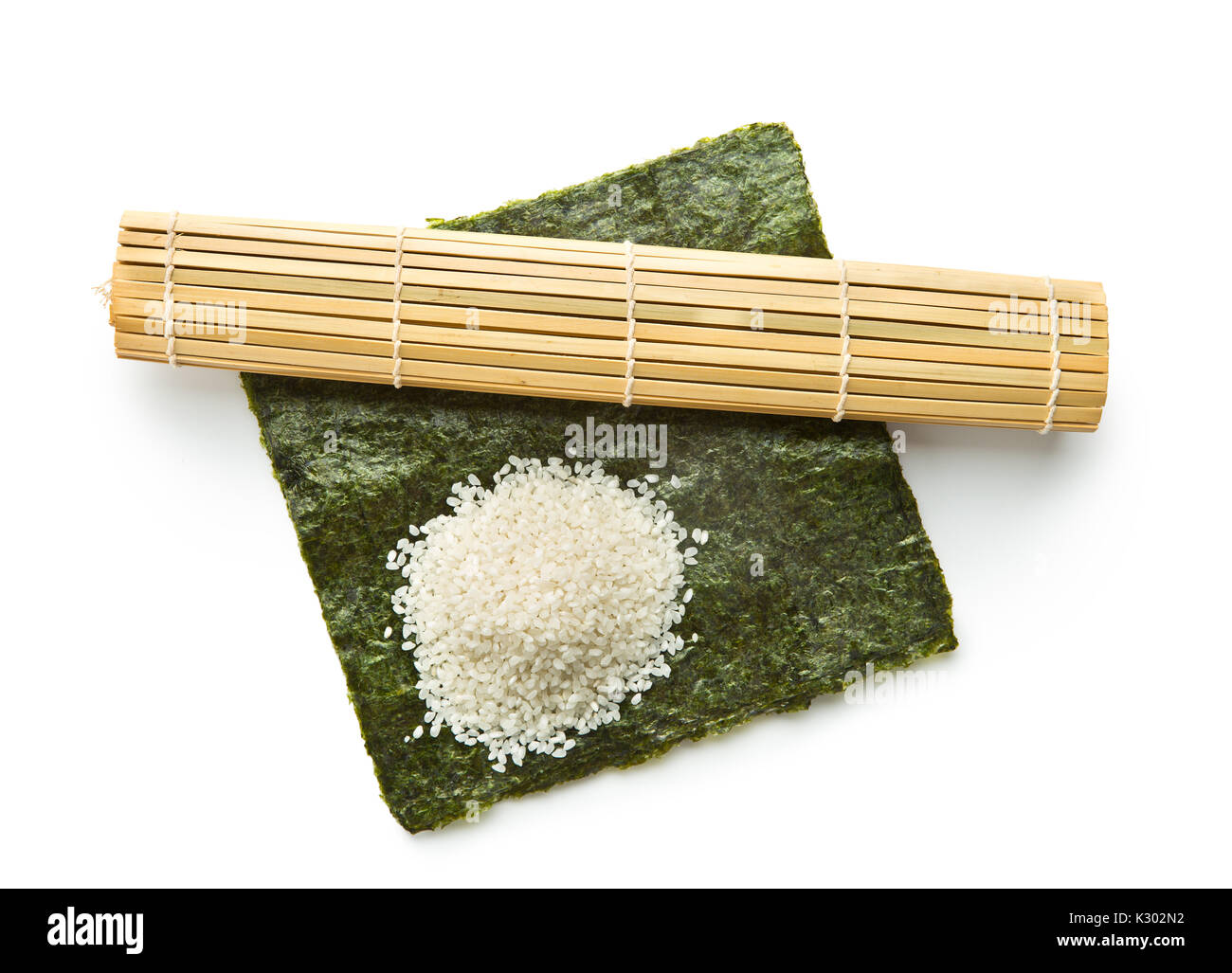 Nori sushi sheet Cut Out Stock Images & Pictures - Alamy