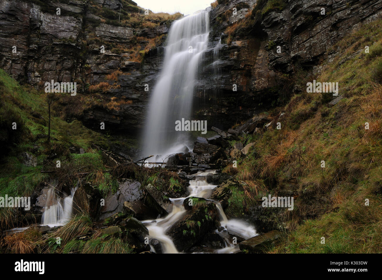 Treherbert waterfall hi-res stock photography and images - Alamy