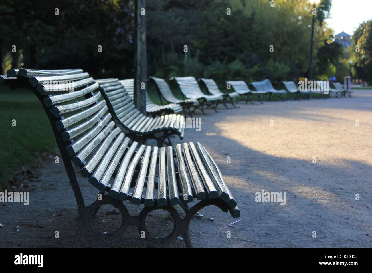 Desk chairs in park hi-res stock photography and images - Alamy