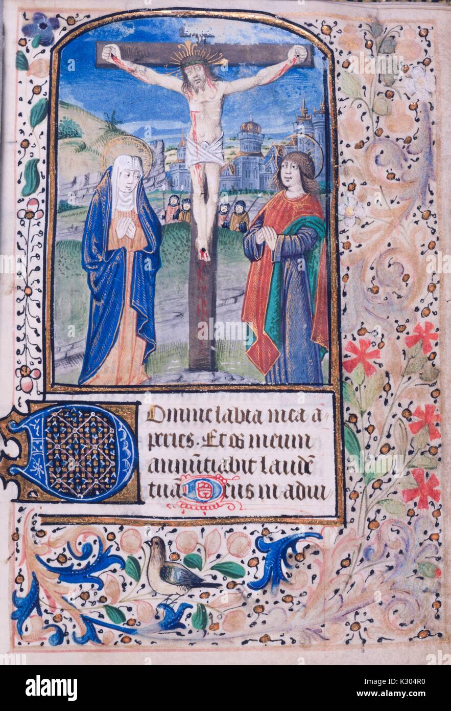 Medieval illuminated letter hi-res stock photography and images - Alamy