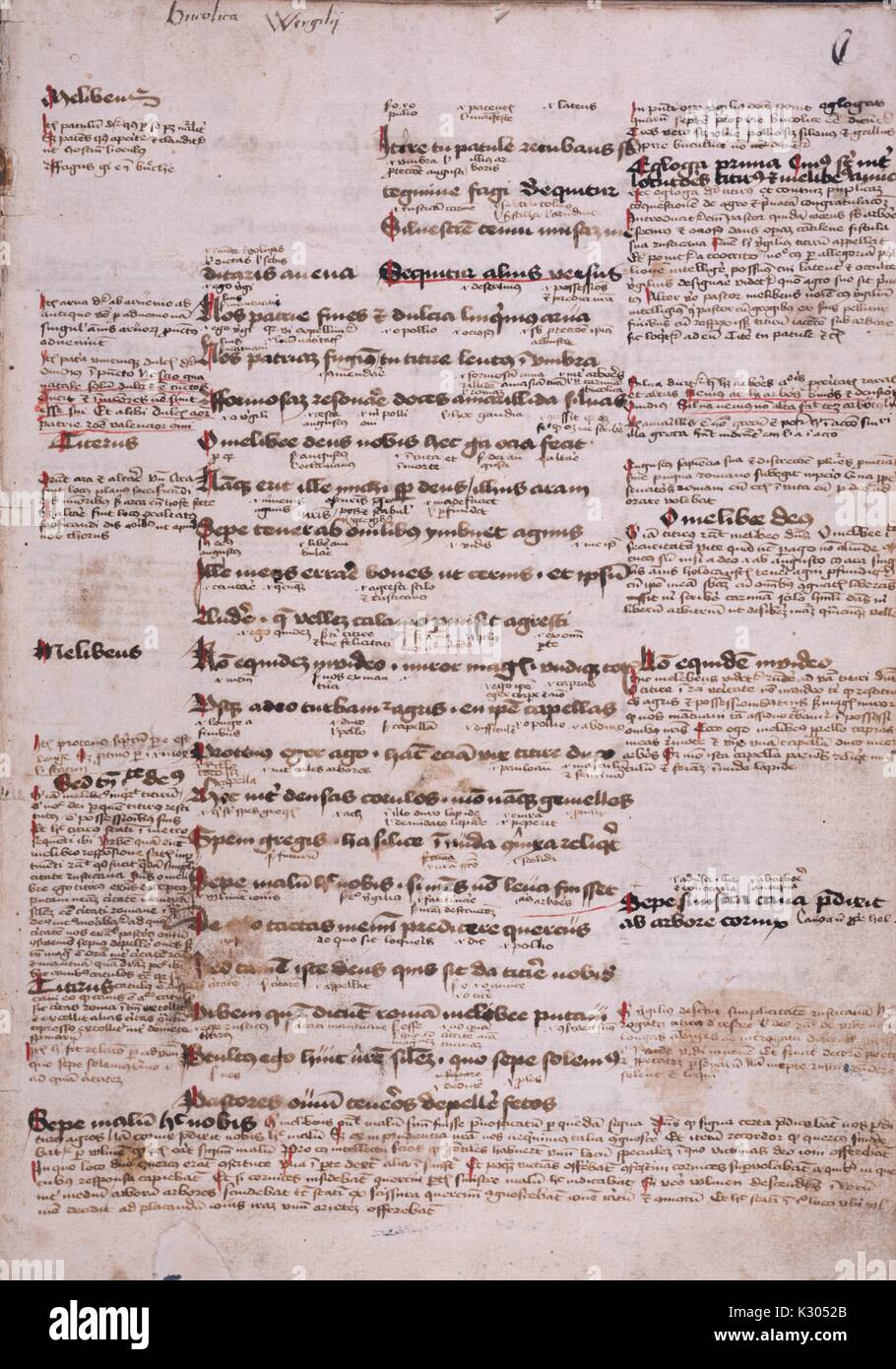 Illuminated manuscript page of religious text in Latin, from the ...