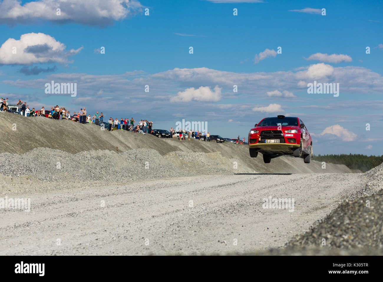 Mitsubishi evo x rally car hi-res stock photography and images - Alamy