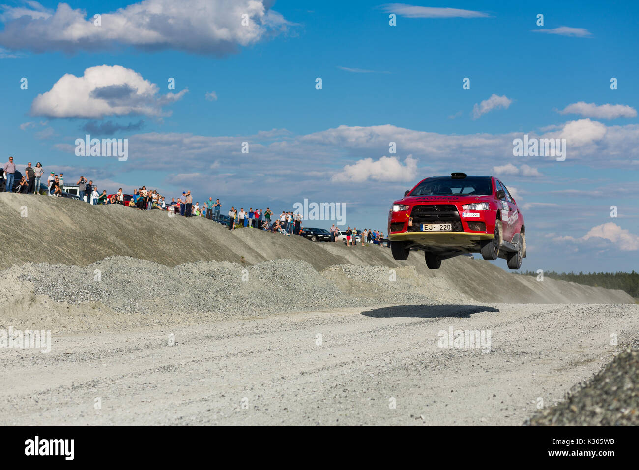 Mitsubishi evo x rally car hi-res stock photography and images - Alamy