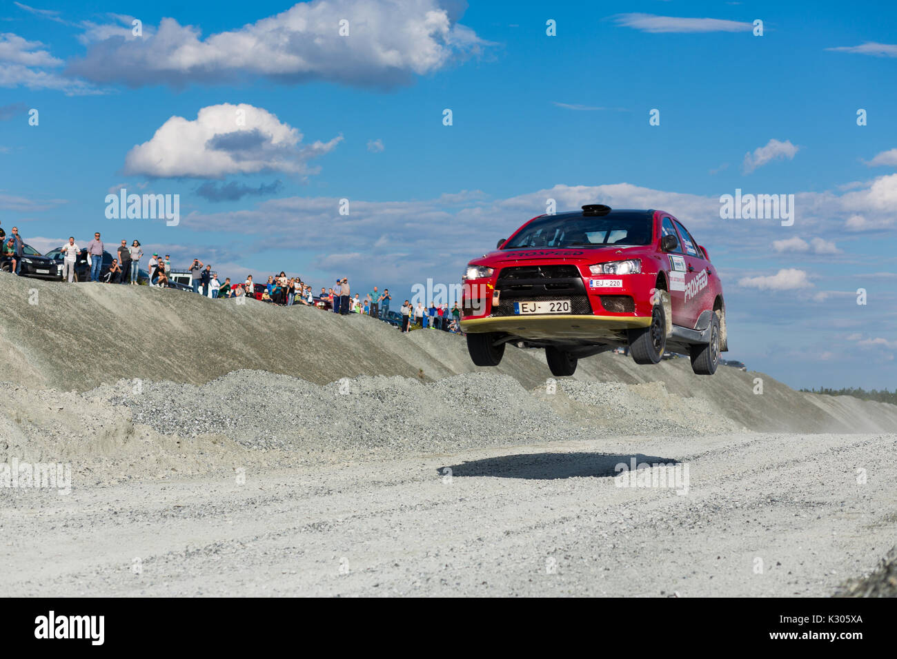 Mitsubishi evo x rally car hi-res stock photography and images - Alamy