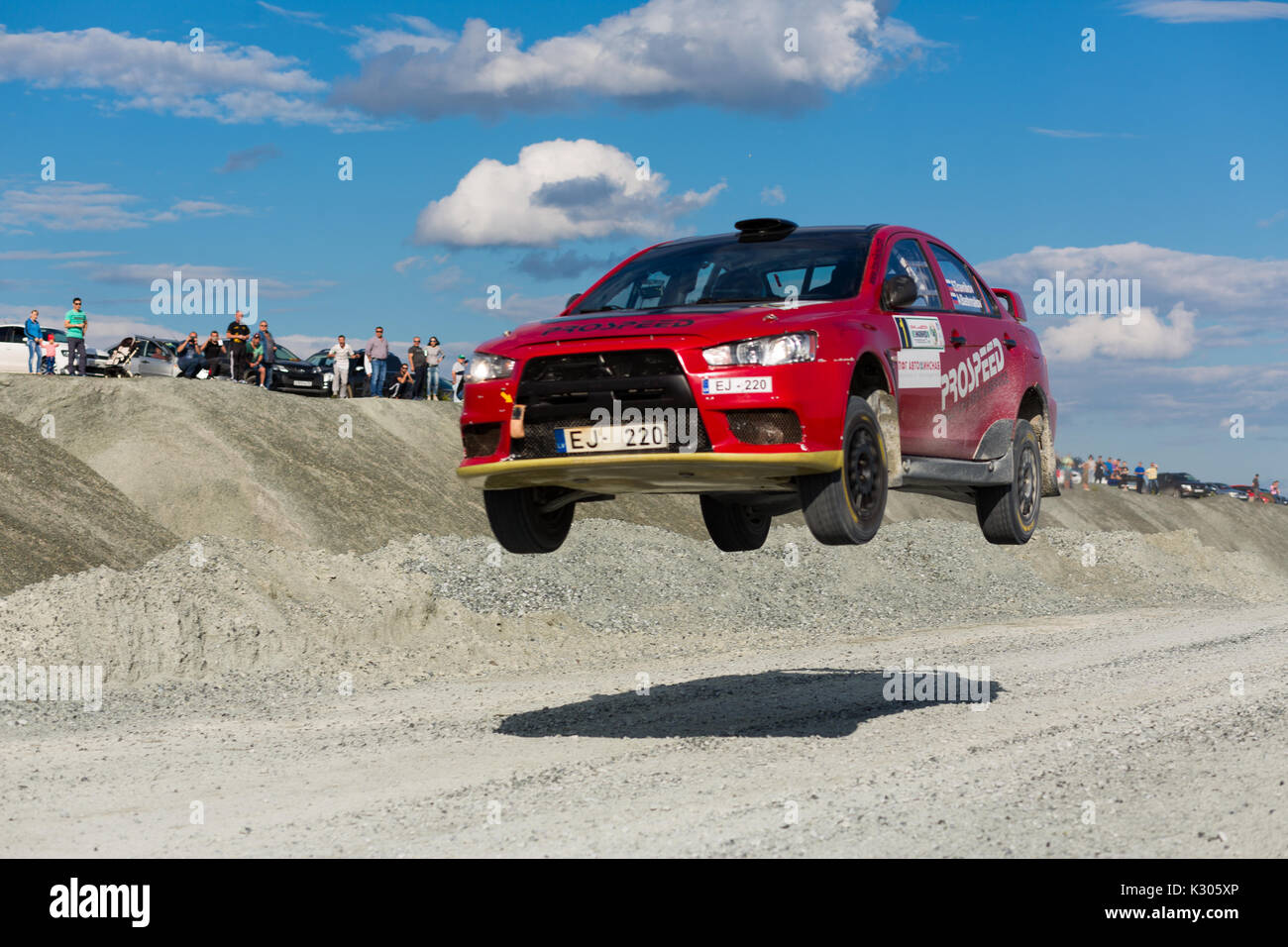 Mitsubishi evo x rally car hi-res stock photography and images - Alamy