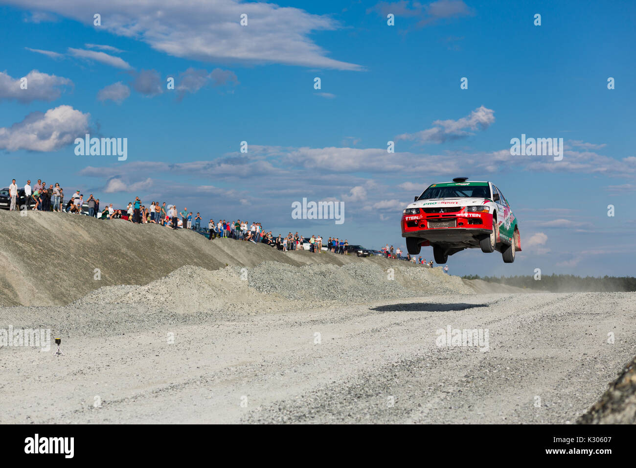 Asbestos, Russia August 5, 2017 - Final 6th stage of the Russian Rally ...