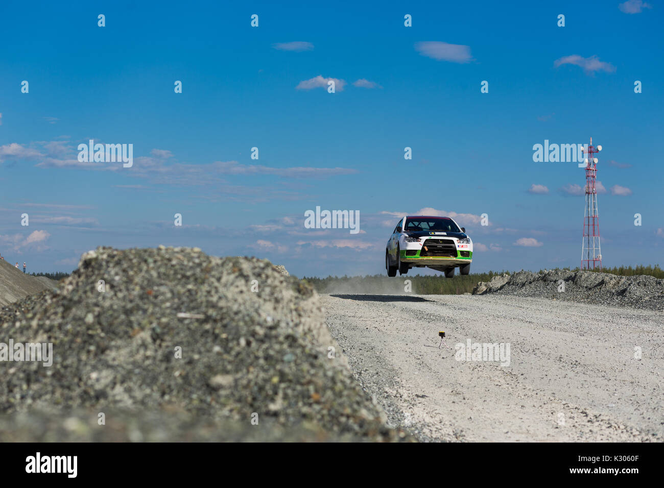 Asbestos, Russia August 5, 2017 - Final 6th stage of the Russian Rally ...