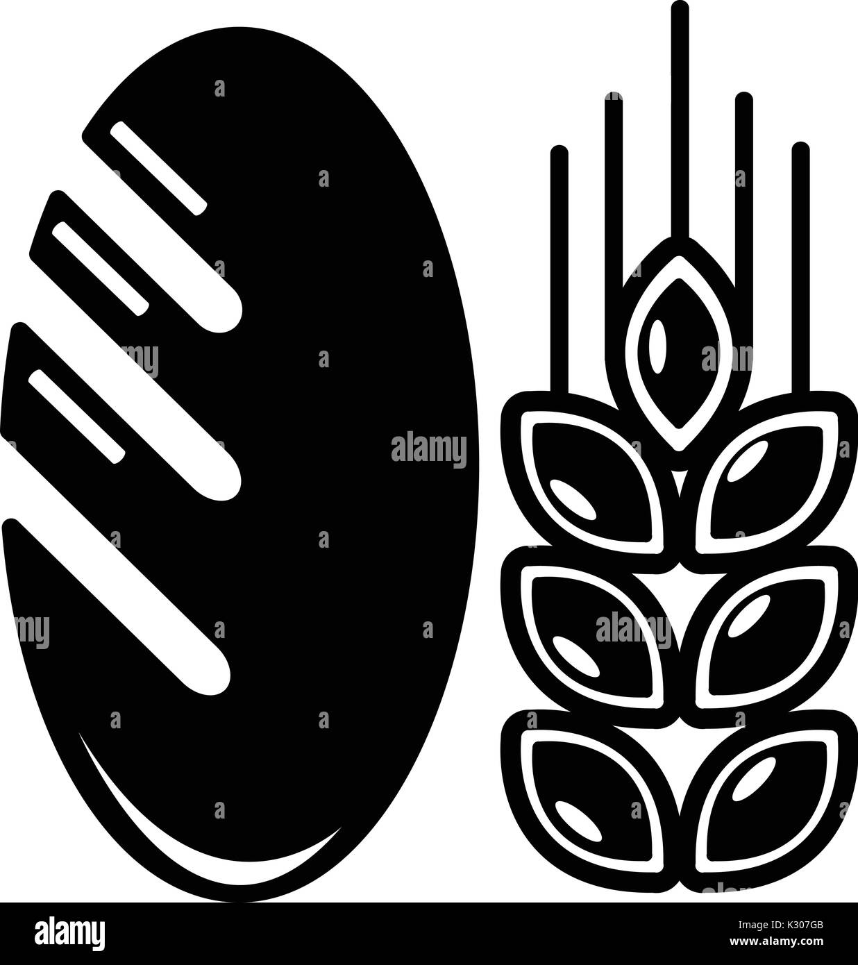 Bread wheat icon , simple style Stock Vector Image & Art - Alamy