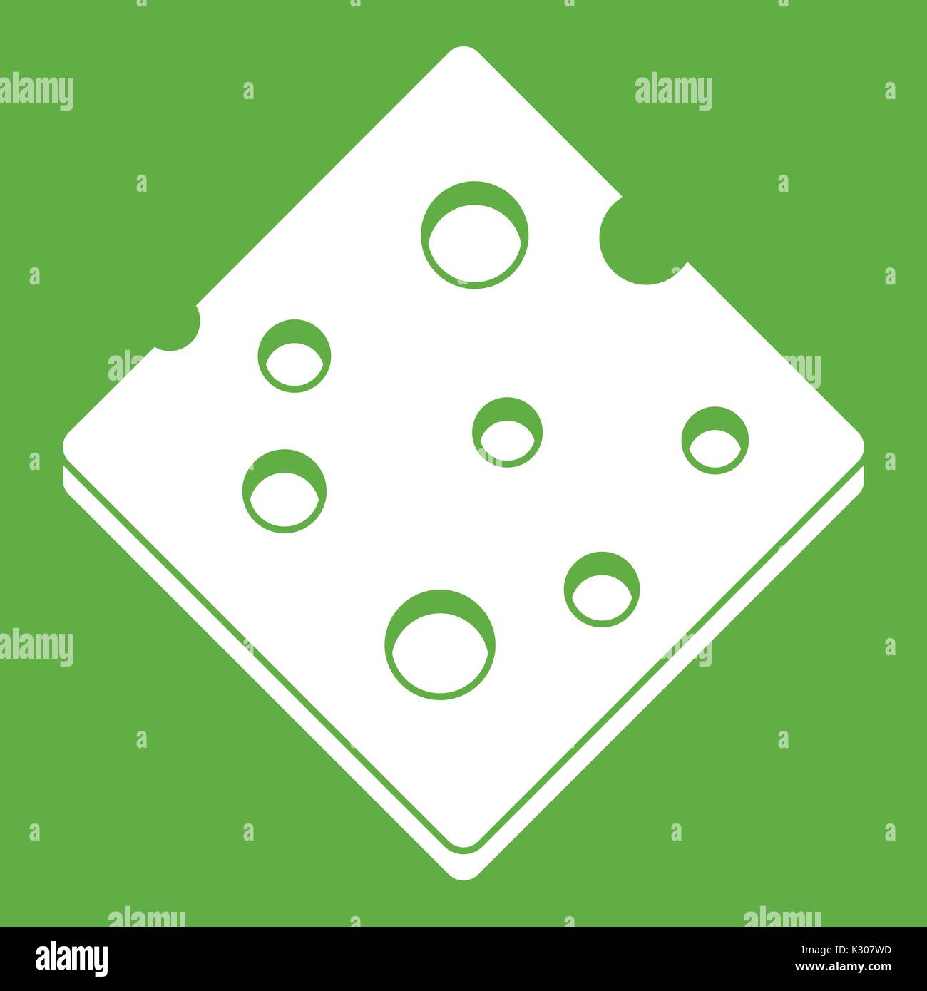 Cheese fresh block icon green Stock Vector Image & Art - Alamy