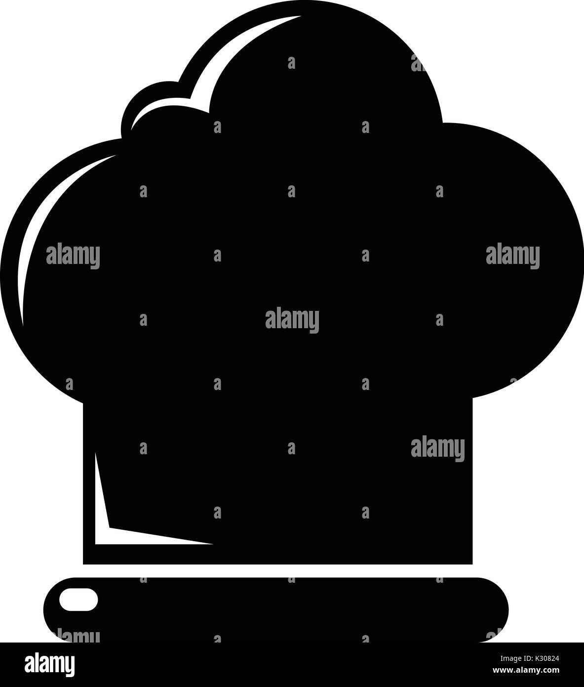 Chef hat icon , simple style Stock Vector Image & Art - Alamy