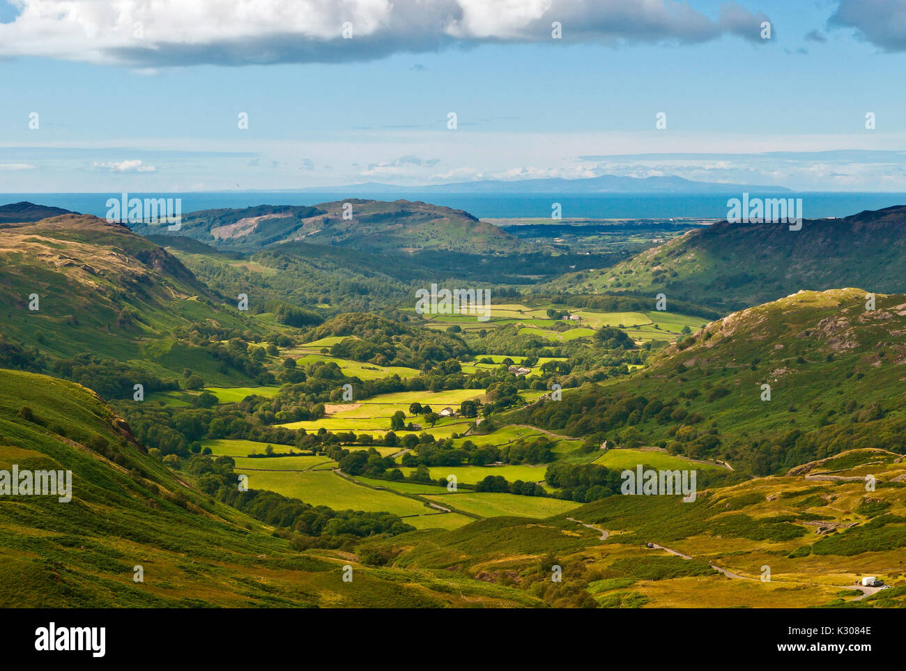 The Eskdale Valley Stock Photo - Alamy