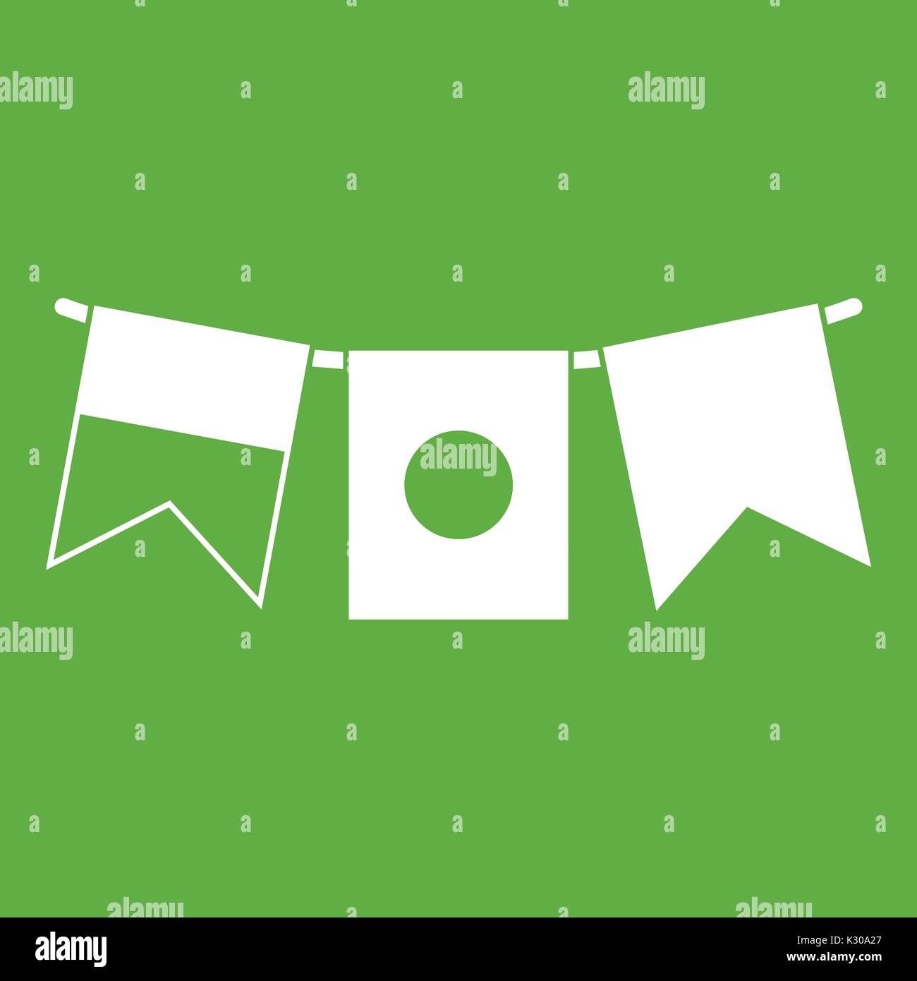 Flags icon green Stock Vector Image & Art - Alamy