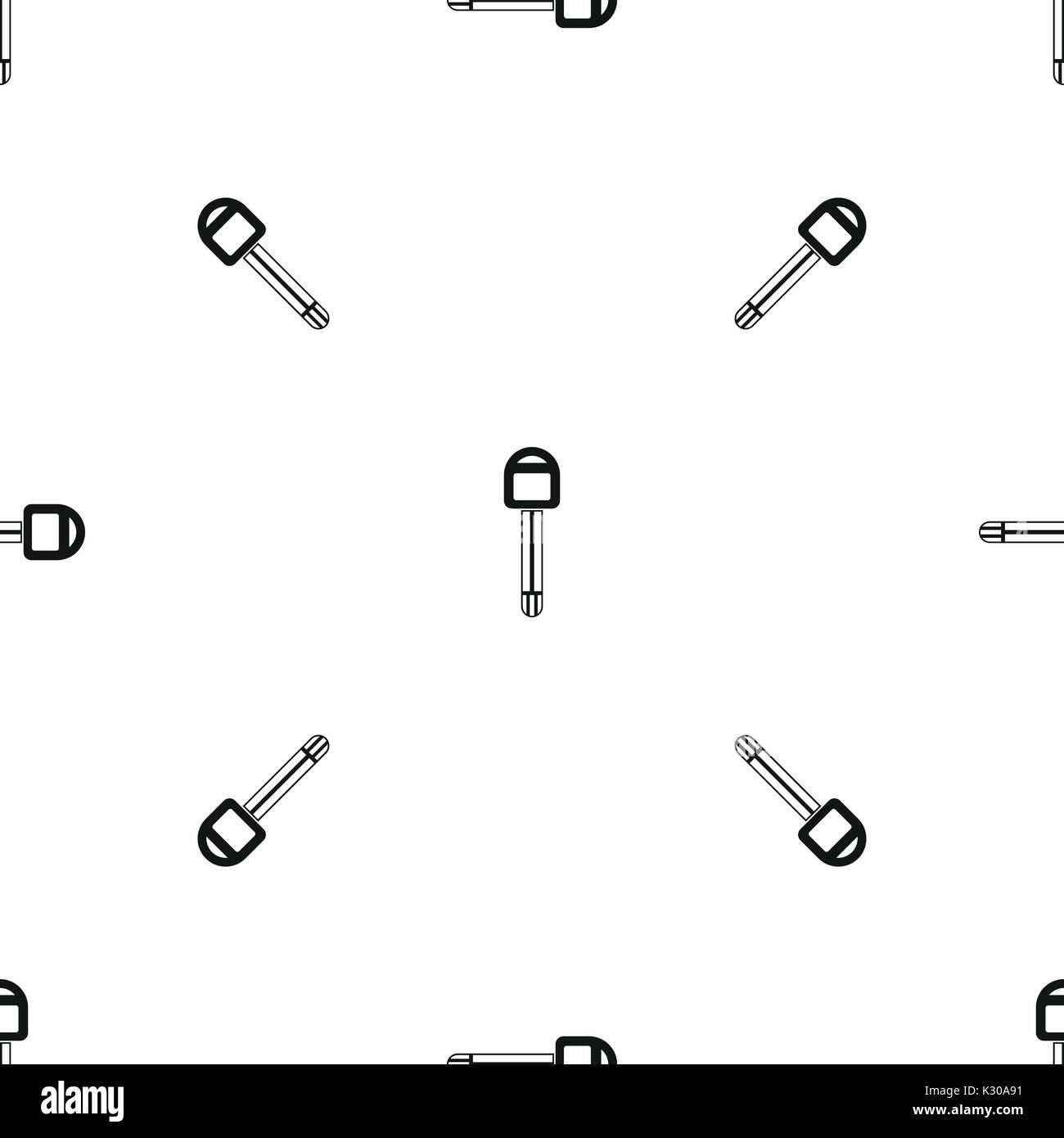 Car key pattern seamless black Stock Vector Image & Art - Alamy