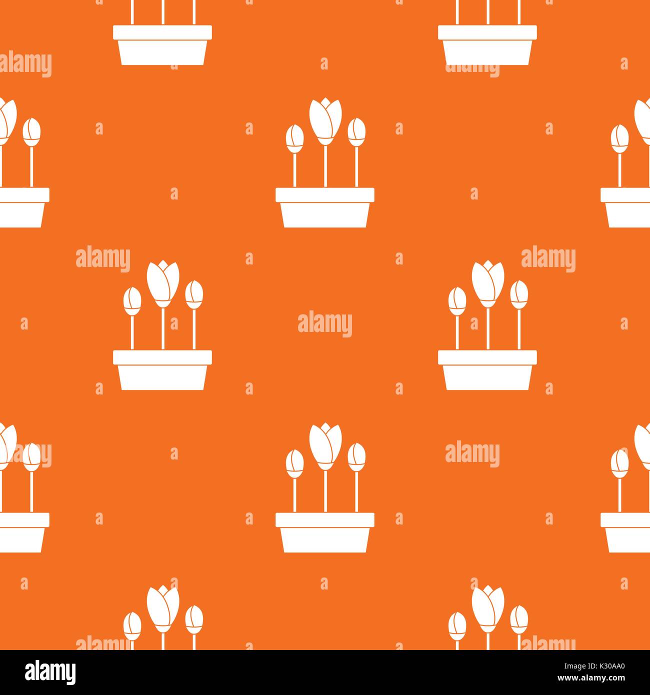 Tulips in box pattern seamless Stock Vector Image & Art - Alamy