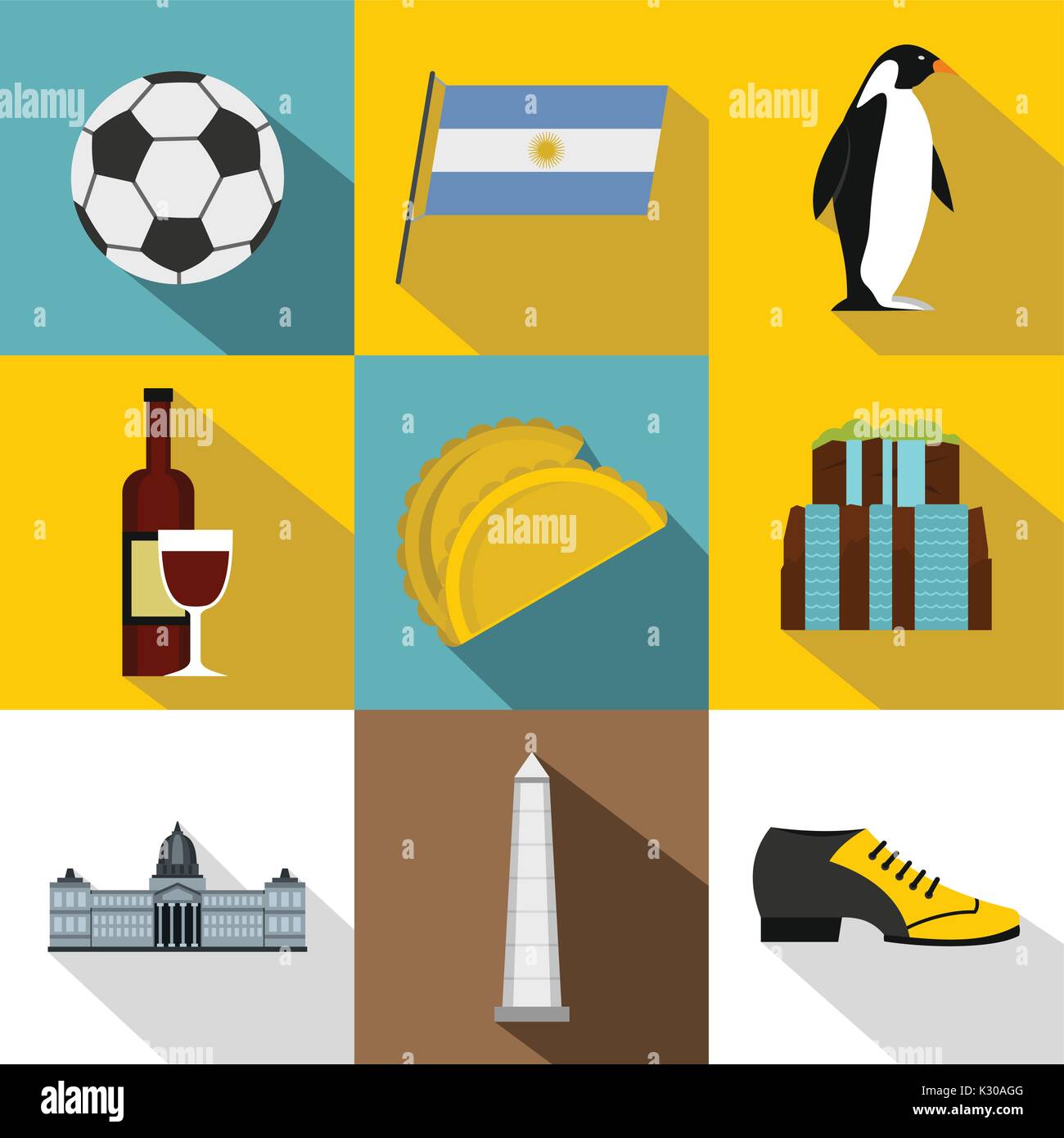 Food in argentina Stock Vector Images - Alamy