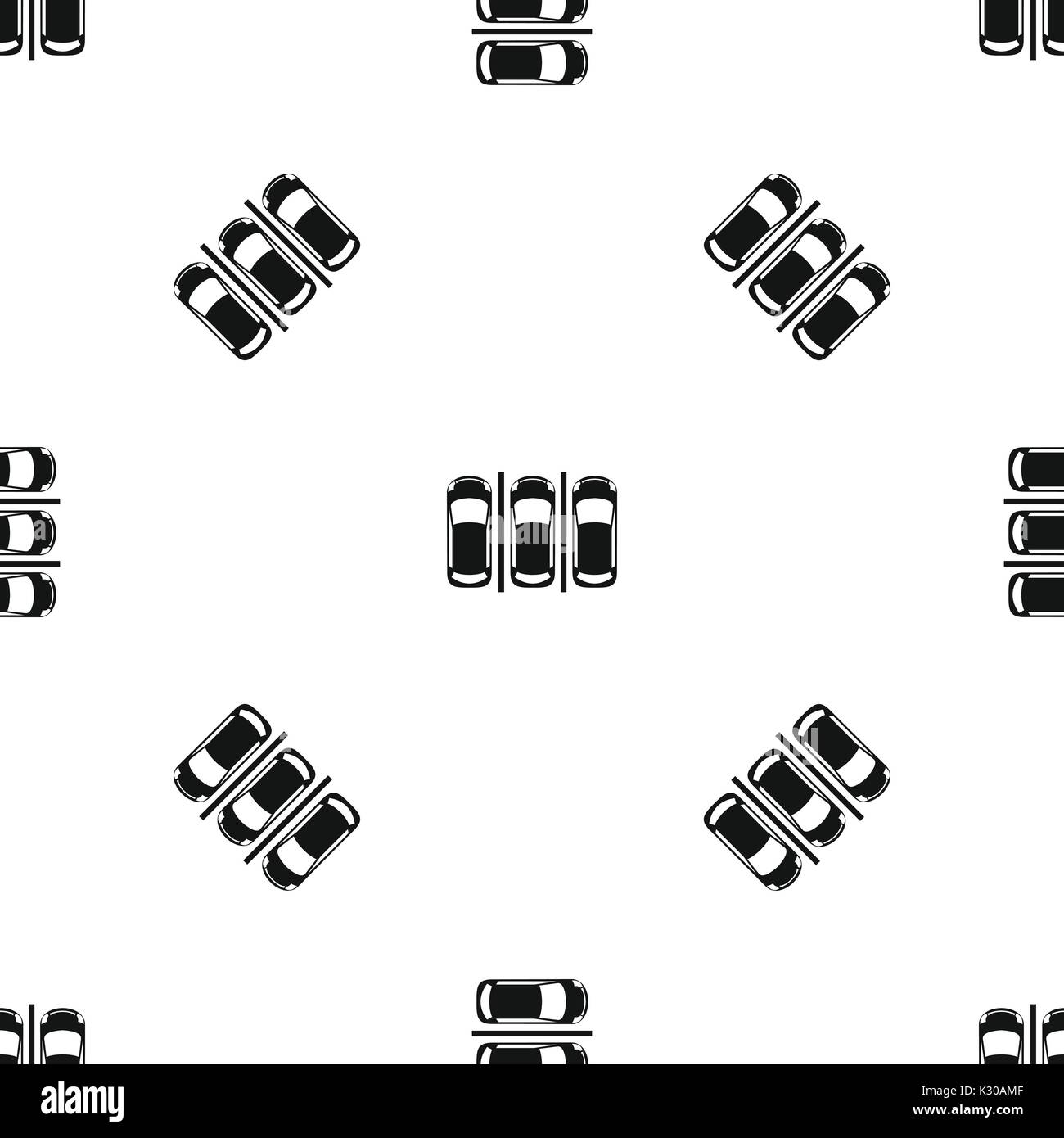 Car parking pattern seamless black Stock Vector Image & Art - Alamy