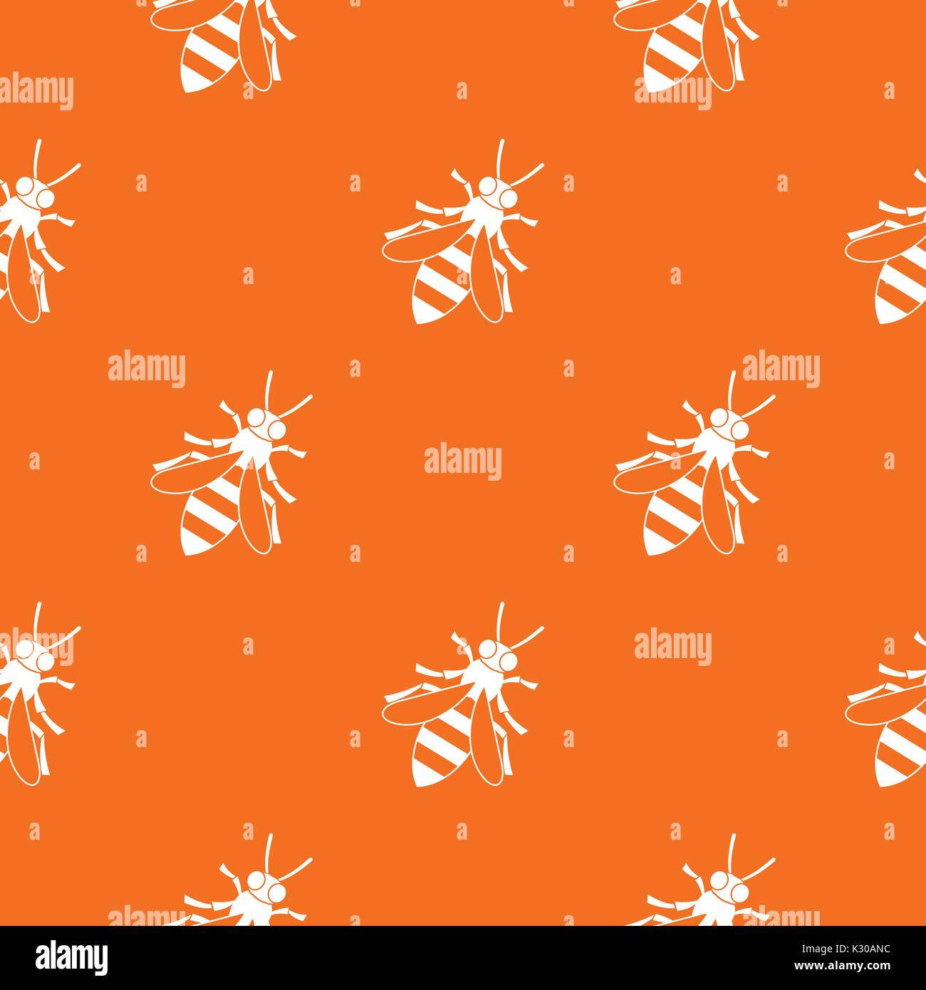 Honey background one bee Stock Vector Images - Alamy