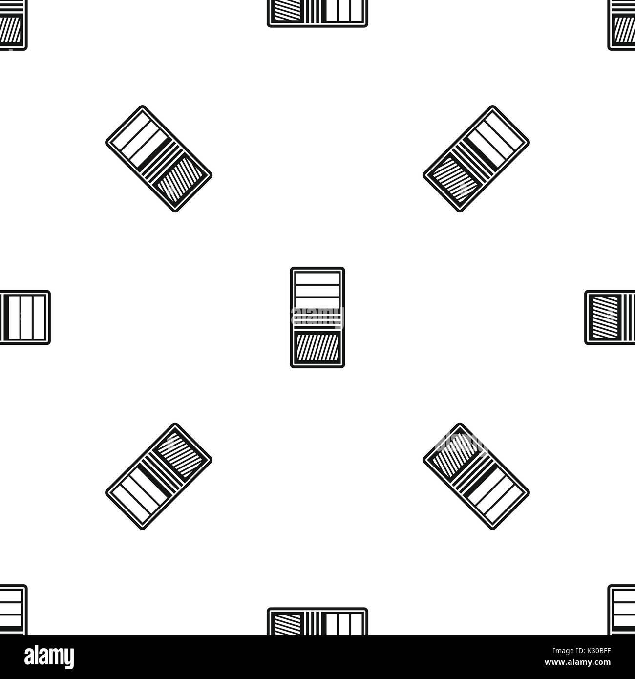 Black computer system unit pattern seamless black Stock Vector Image ...