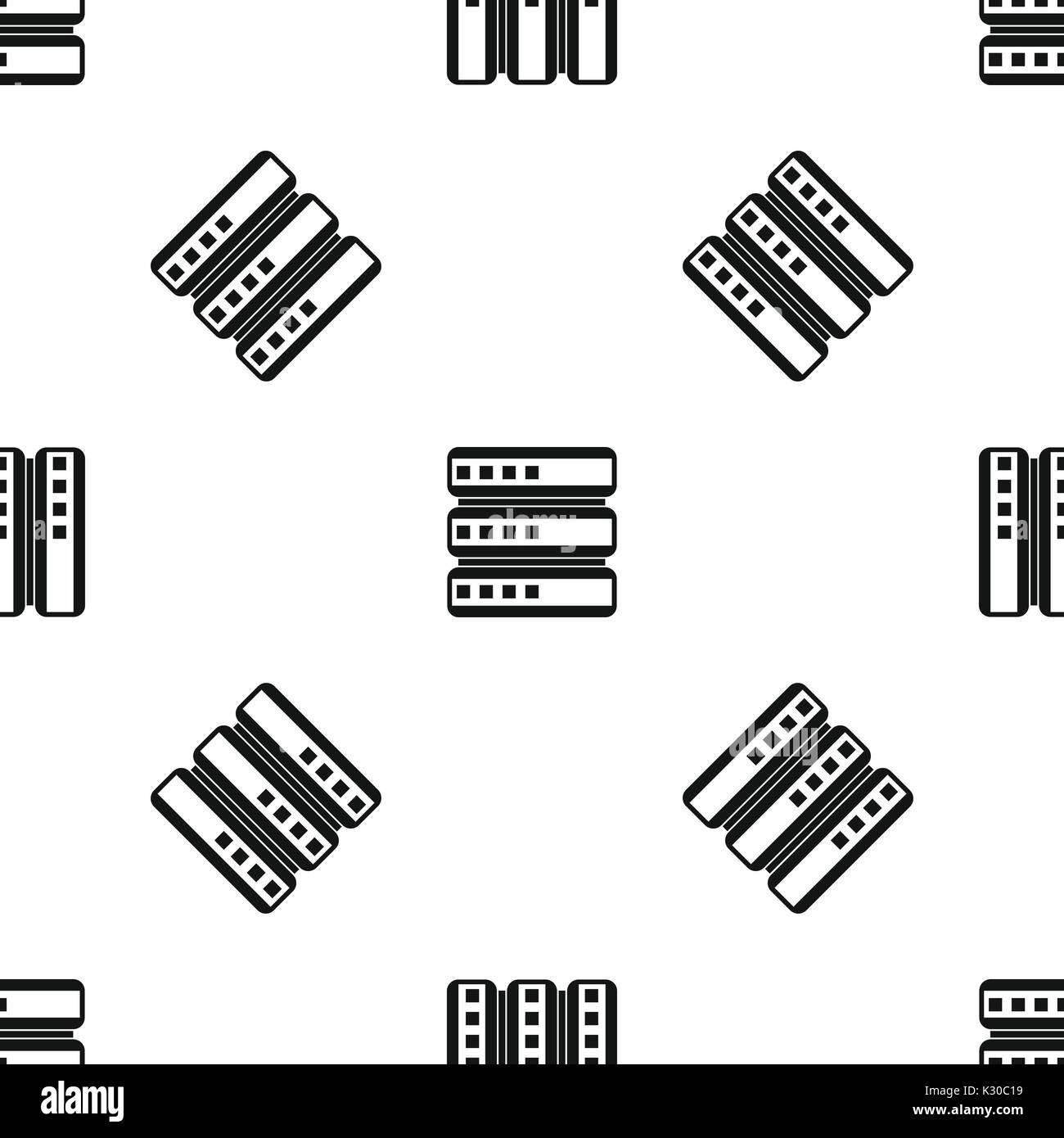 Database pattern seamless black Stock Vector Image & Art - Alamy
