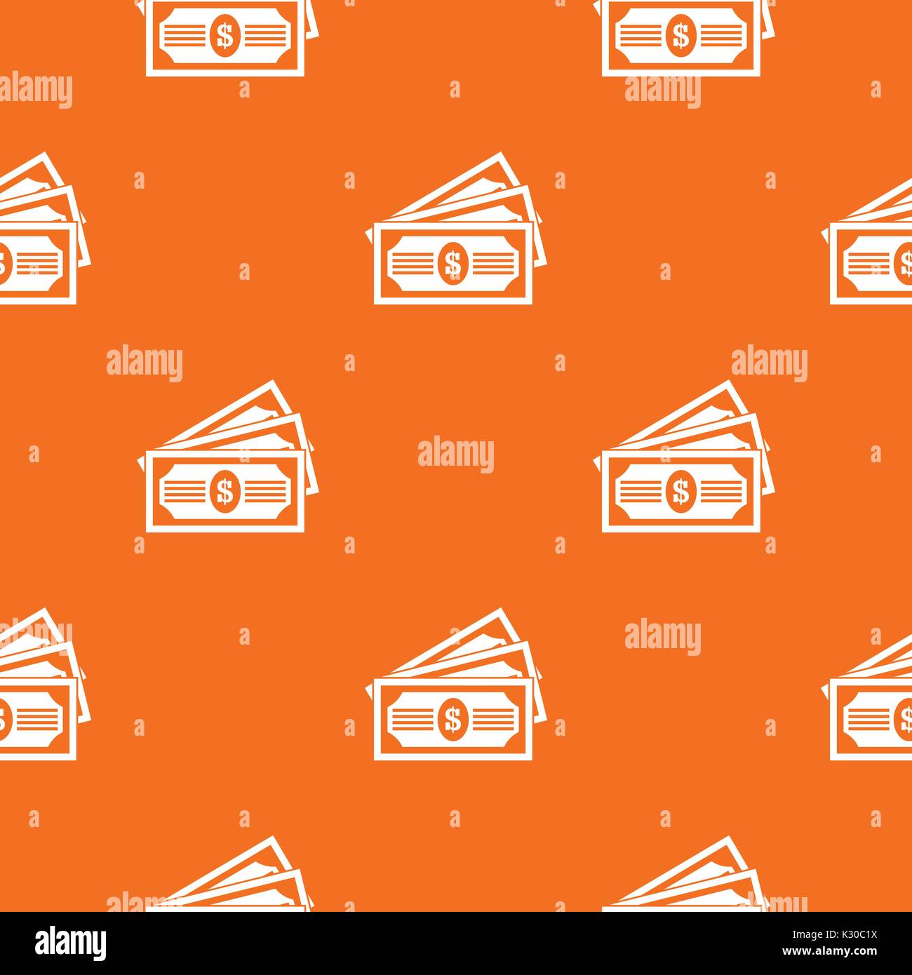 Three dollar bills pattern seamless Stock Vector Image & Art - Alamy